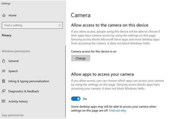 Camera and microphone permission issues on a device – aptihealth